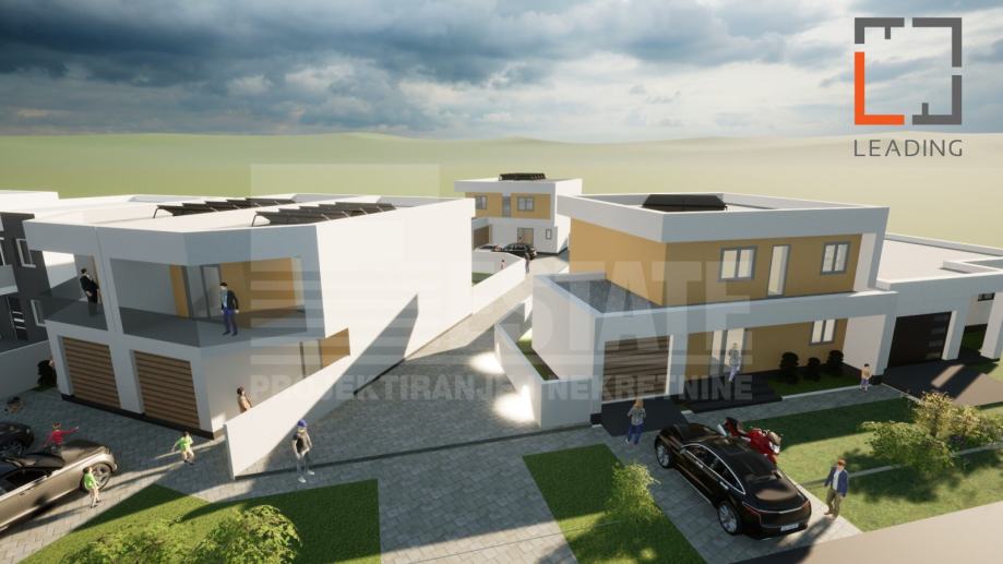 Nova moderna 4-sobna katnica s garažom, objekt B, 163 m2, Ulica Jela ...