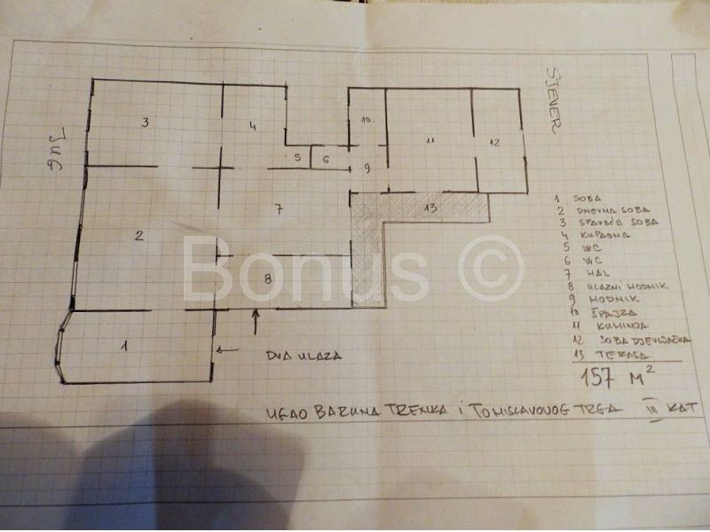 NAJAM - STAN 150 M2 - Baruna Trenka (iznajmljivanje)