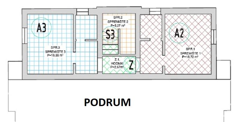 Novalja, 3-sob.apartman na II katu + studio u prizemlju, bazen, novo!