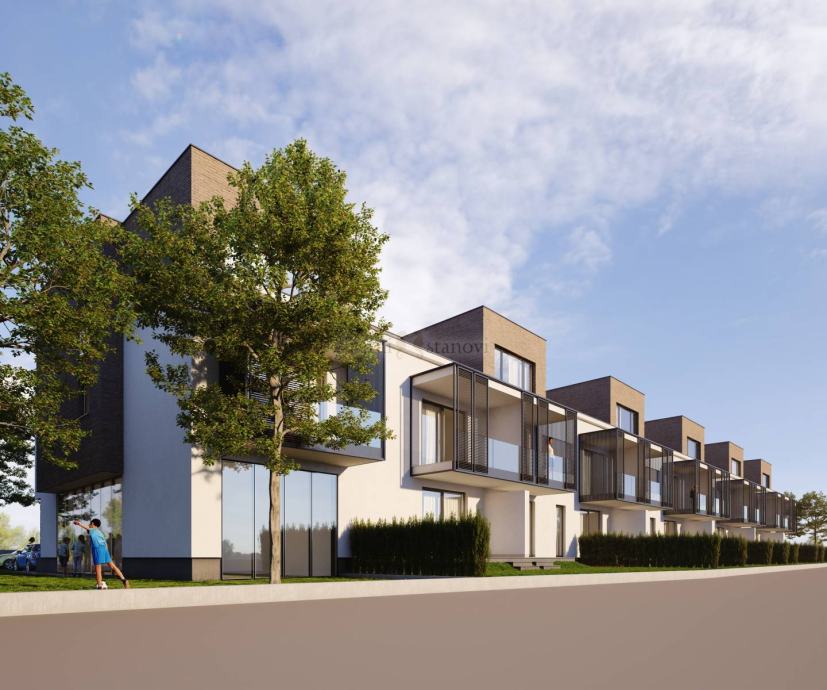 NOVOGRADNJA - STANOVI REMETINEC 74,35m2 sa vrtom (C101) (prodaja)