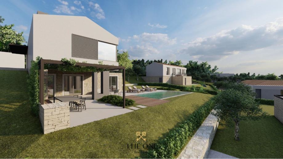 Novoizgrađene vile s bazenom u Istri (prodaja)