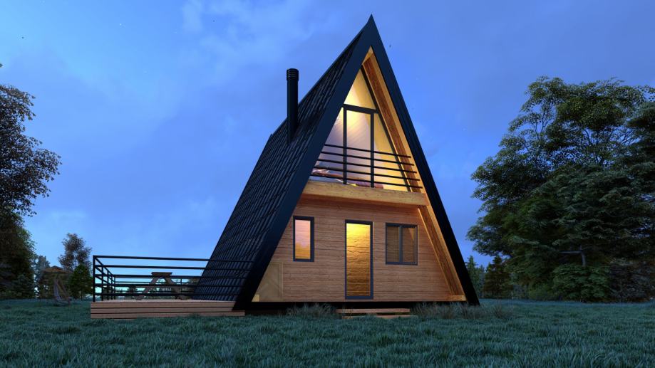 PLANINSKA KUCA – A Frame – KC 46