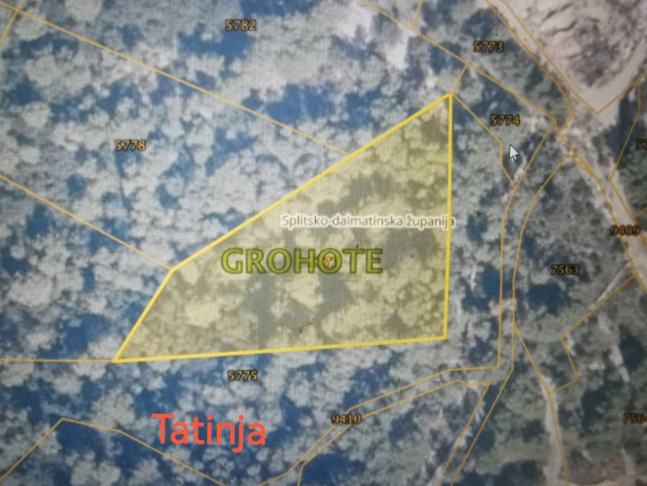 Tatinja 9145 m2 Otok Šolta