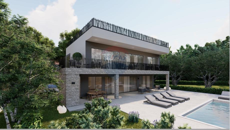 Poreč: Luksuzna, moderna kuća vrlo atraktivne lokacije (prodaja)