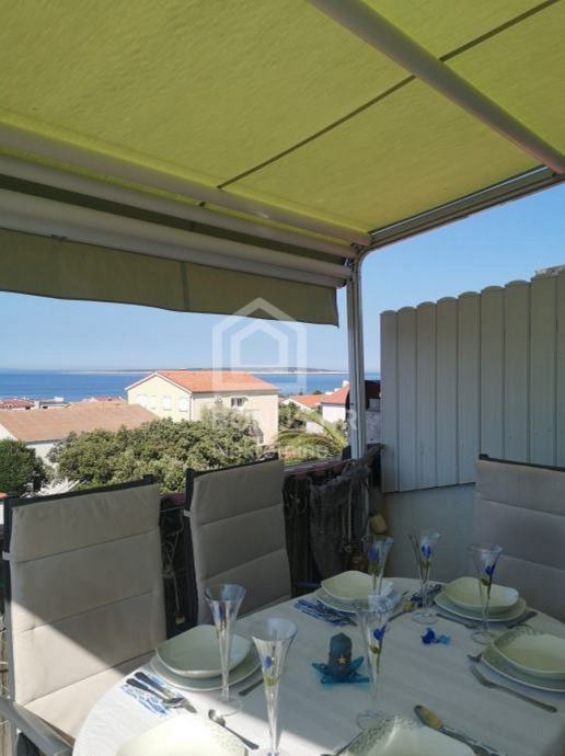 PRODAJA - DVOETAŽNI APARTMAN s pogledom - 47m2 - KOLAN, MANDRE (prodaja)