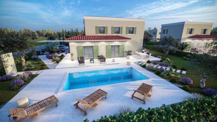 Prodaja, novogradnja, luksuzna vila, Poreč, bazen (prodaja)