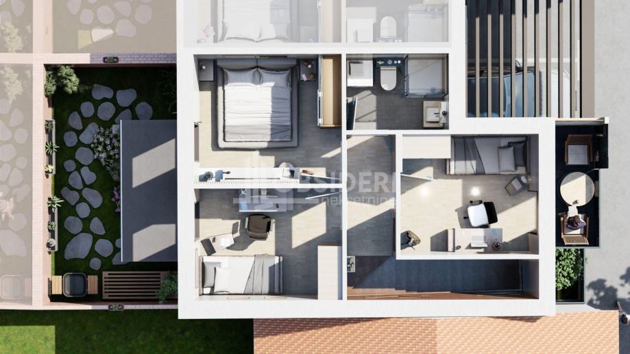 PRODAJA: Novogradnja: Stan 70 m2 i dvorište 20 m2 (prodaja) (prodaja)