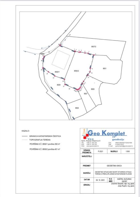 Prodaje se zemljiste 392m2