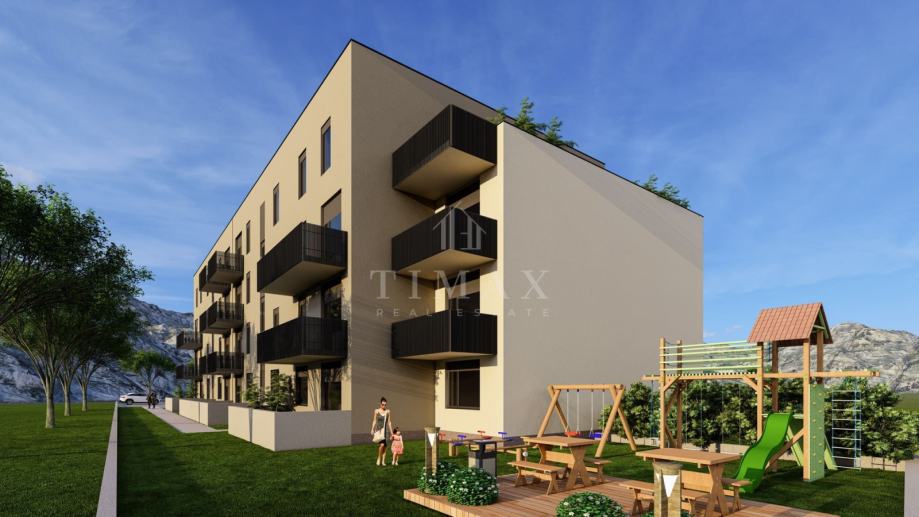 Projekt Botinec - Zagreb, Dvosoban stan S104A, prizemlje, 45,77 m2 ...