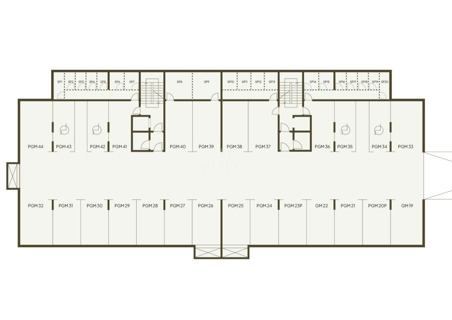 Projekt Botinec - Zagreb, Dvosoban stan S104B, prizemlje, 45,65 m2 ...