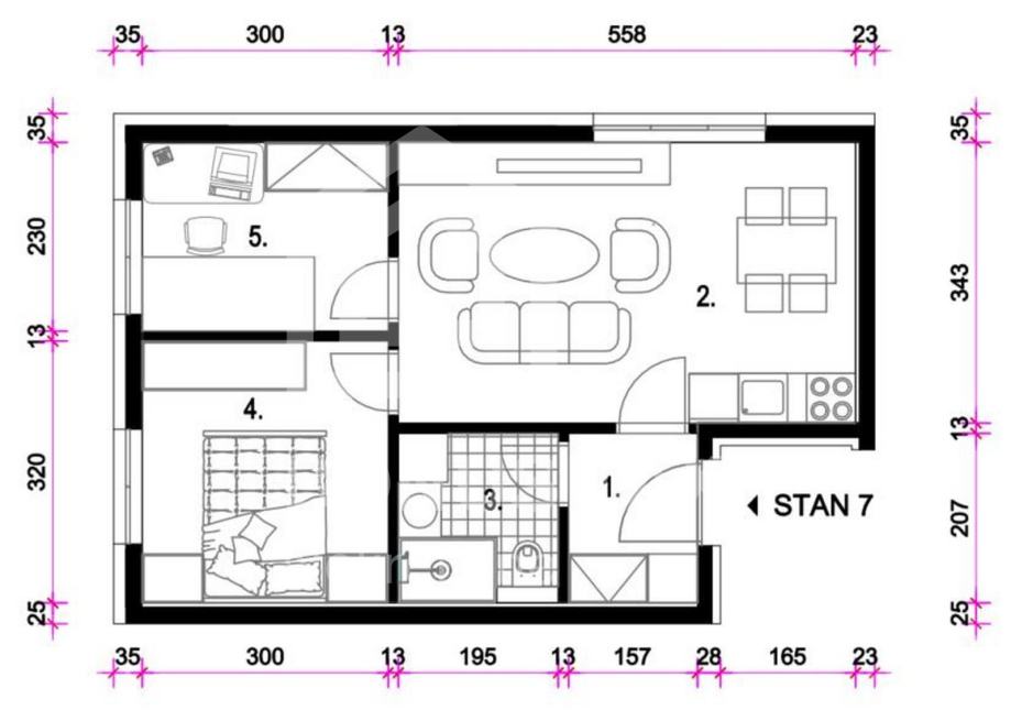 PROJEKT DUGO SELO - NOVOGRADNJA U IZGRADNJI - PRODAJA - STAN 42,85 M2 ... PROJEKT DUGO SELO - NOVOGRADNJA U IZGRADNJI - PRODAJA - STAN 42,85 M2 ...