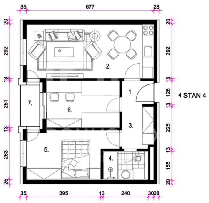 PROJEKT DUGO SELO - NOVOGRADNJA U IZGRADNJI - PRODAJA - STAN 51,73 M2 ... PROJEKT DUGO SELO - NOVOGRADNJA U IZGRADNJI - PRODAJA - STAN 51,73 M2 ...
