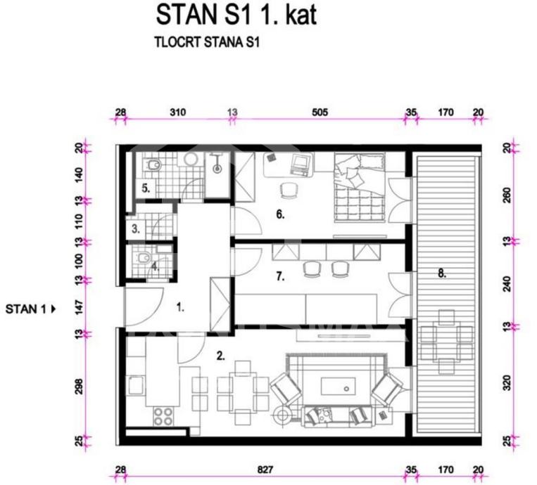 PROJEKT DUGO SELO - NOVOGRADNJA U IZGRADNJI - PRODAJA - STAN 75,46 M2 ... PROJEKT DUGO SELO - NOVOGRADNJA U IZGRADNJI - PRODAJA - STAN 75,46 M2 ...