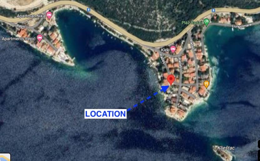 RADALJ, KLEK- kuća sa 3 namještena apartmana,prvi red do mora PRODANO ...