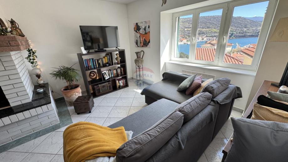 Rijeka, Bakar, dvosobni stan s terasom, pogled, 99m2 (prodaja)