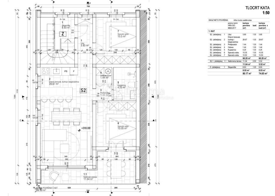 Rovinj - dvosoban stan na prvom katu na odličnoj lokaciji (prodaja)