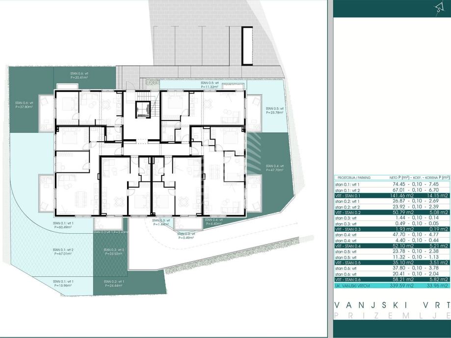 Rudeš, Anina, 2sobni stan 1. kat, novi projekt (prodaja)