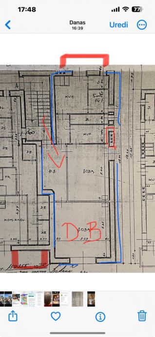 ŠALATA, STAN 100 m2 prvi kat (prodaja)