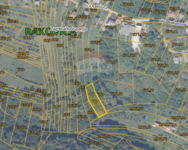 Samobor, Mala Rakovica, građevinsko zemljište 2988 m2
