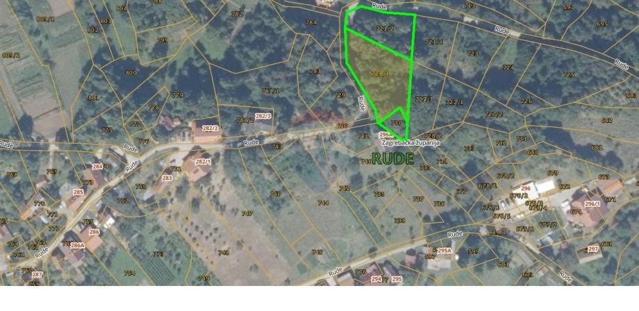 Samobor, Rude, građevinsko zemljište 2100 m2