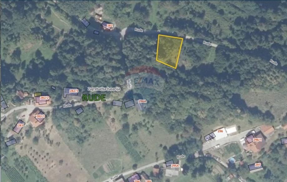 Samobor, Rude, građevinsko zemljište sa poljoprivrednim zemljištem 141