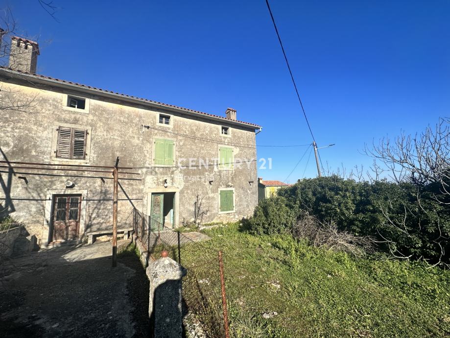 LABIN, RAVNI, EKSKLUZIVNO SAMO U C21 KAMENA ISTARSKA KUĆA SA PANORAMSK ...