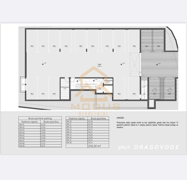 SPLIT, DRAGOVODE - Jednosoban stan s vrtom- NOVOGRADNJA (prodaja)