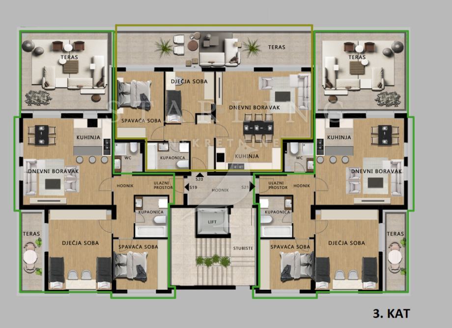 Stambena zgrada Buzin Meba Life