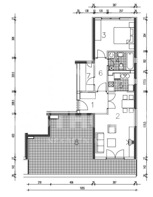 Stan 65.97 m2 3. kat, Iver naselje Sesvete (prodaja)