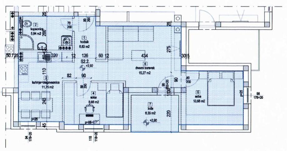 exclusivan novi stan 65,55 m2, strogi centar! (prodaja)