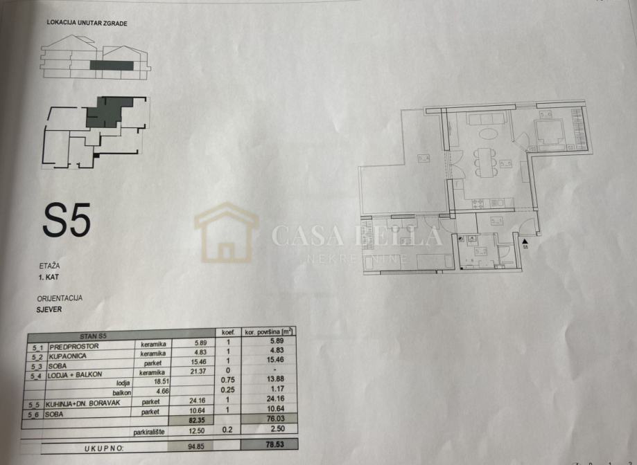 Stan Pregrada 78,53 m2 (prodaja)