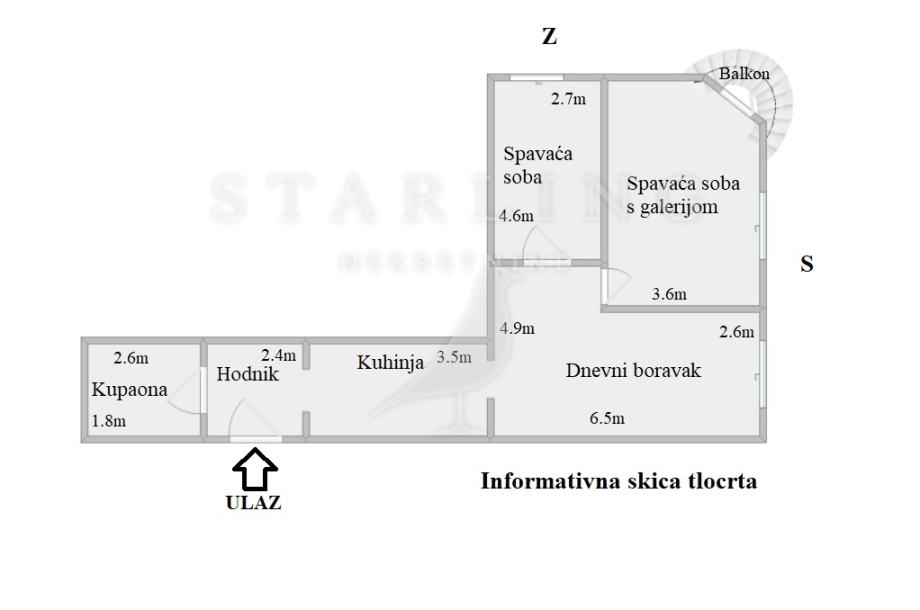STAN, PRODAJA, ZAGREB, CVJETNI TRG, 67 m2, 3-soban (prodaja)