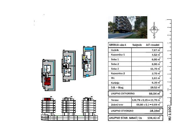 Stan: Split, 104.00 m2, novogradnja (prodaja)