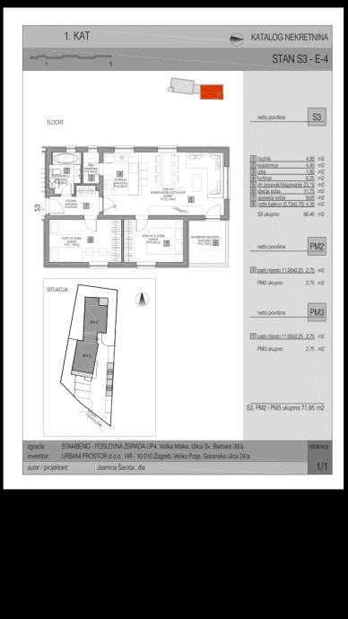 AKCIJA !!! Zadnji Stan: Velika Mlaka 66.45 m2 novogradnja, (prodaja)