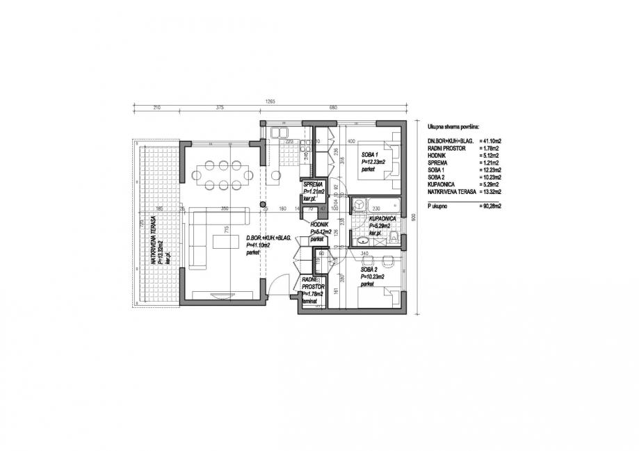 Stan: Zagreb (Novaki), 90.00 m2, novogradnja (prodaja)