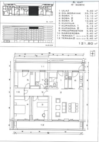 Stan: Zagreb, NOVI PENTHOUSE- D.Svetice, 4s, 2 terase, 140,25 m2 (prodaja)