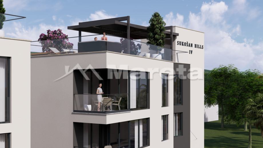 Sukošan - penthouse - prvi red 132 m2