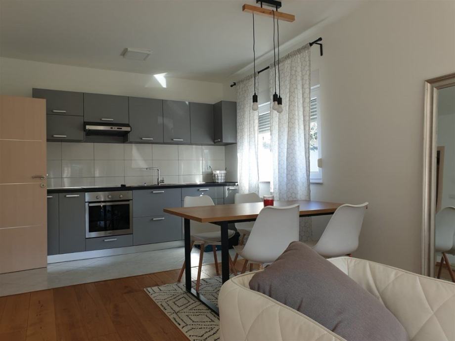 TROKUT, DVOSOBAN STAN, 50 m2, novogradnja - PARKING - VRT (iznajmljivanje)