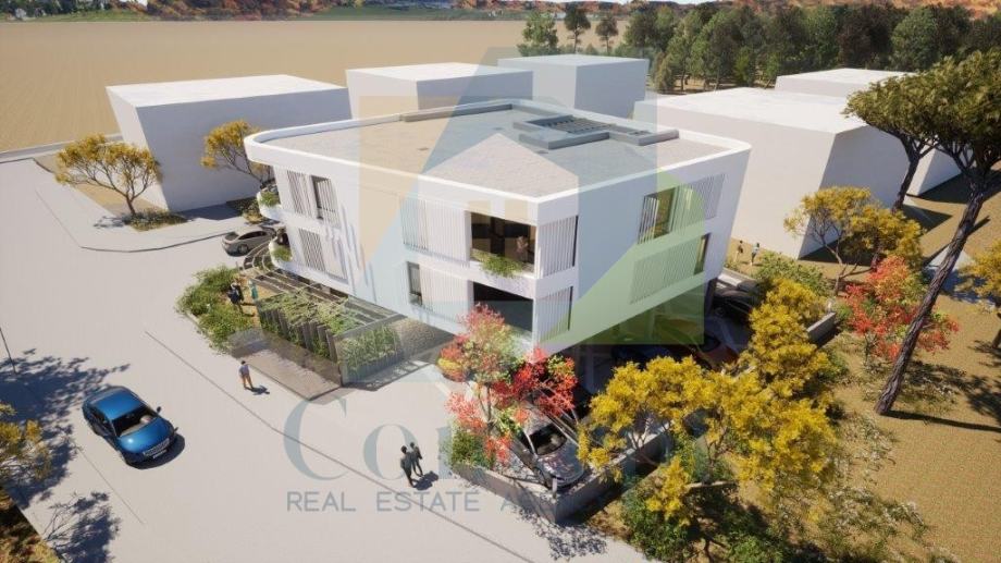 Umag, uža okolica, Luksuzni stan na 1. katu novogradnje, 2 km od mora ...