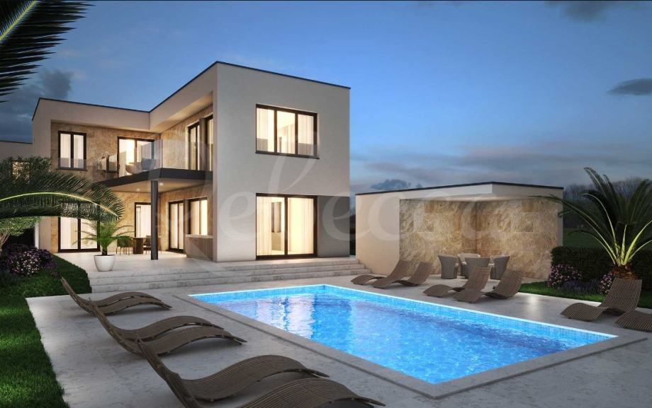 Vile s bazenom i pogledom na otočje Brijuni, NOVO (prodaja)