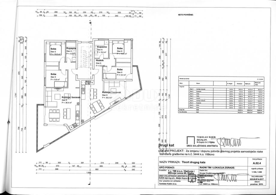 VIŠKOVO, novogradnja na odličnoj lokaciji 2s+db stan (prodaja)
