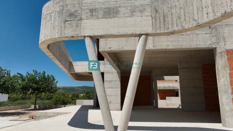 VODICE, novo, luksuzna atraktivna vila, bazen, sauna, garaža, Roh-Bau ...