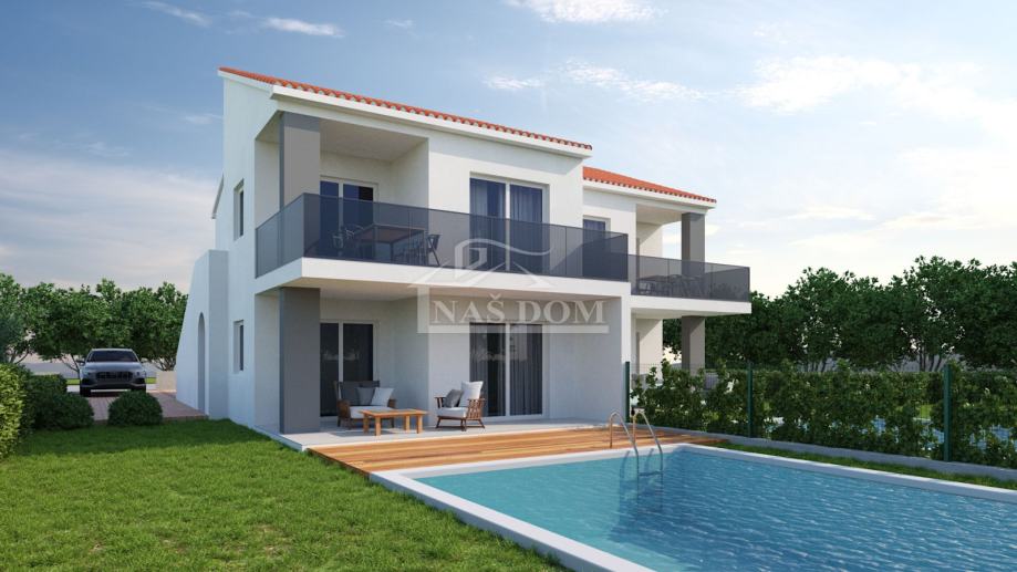 Vodice - Zgrada C, Stan S3 na prvom katu, pogled na more (prodaja)