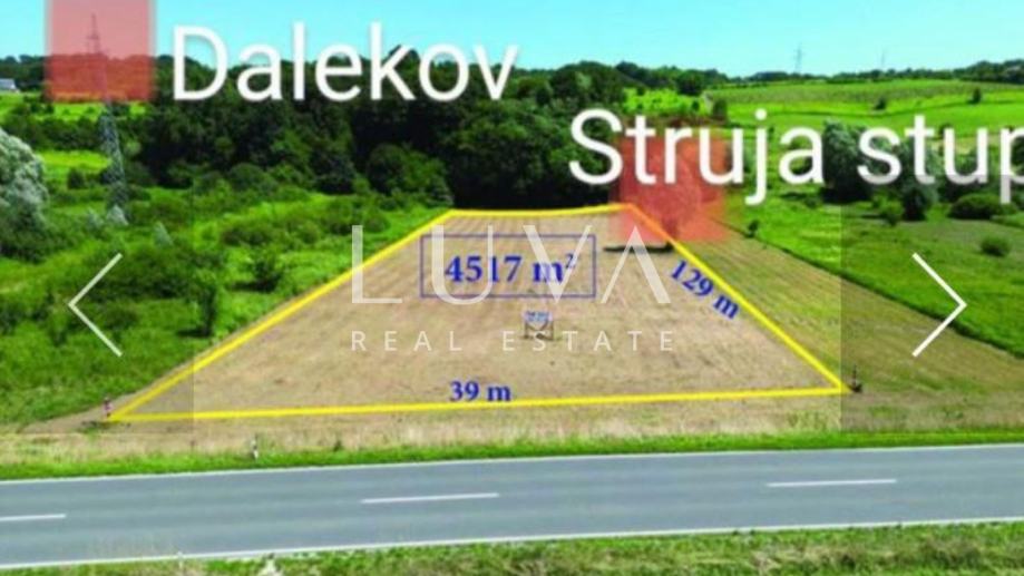 Zabok, poljoprivredno zemljište 4517m2 s projektom solarne elektrane