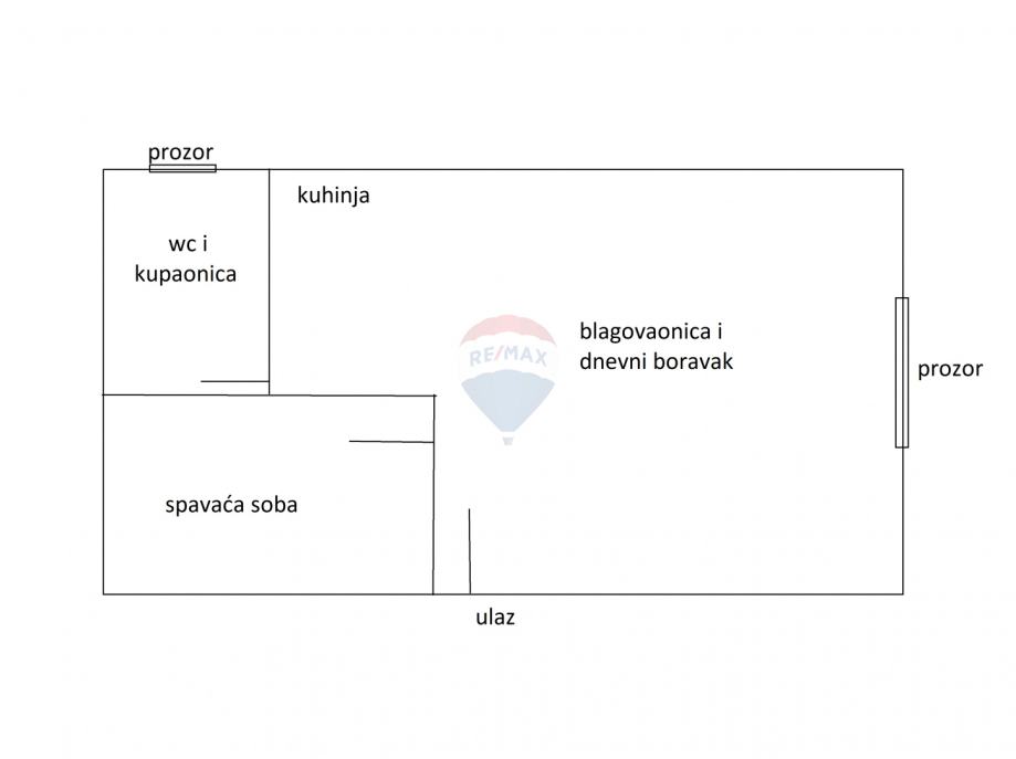 Zagreb, Rudeš, Mostarska ulica, stan 25 m2, DB+SS (prodaja)