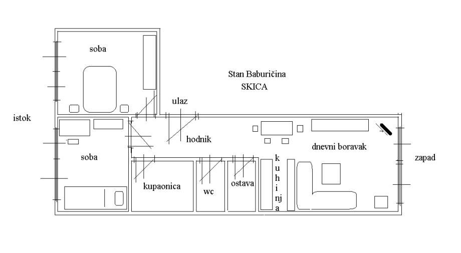 Zapruđe, Baburičina, funkcionalan 2,5- sobni stan, 7. kat, lift ! (prodaja)