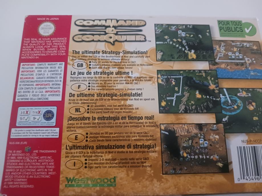 Command & Conquer N64