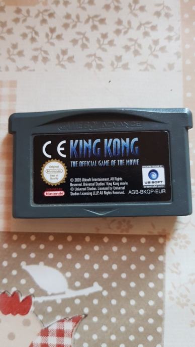 Igra King Kong za Game boy Advance