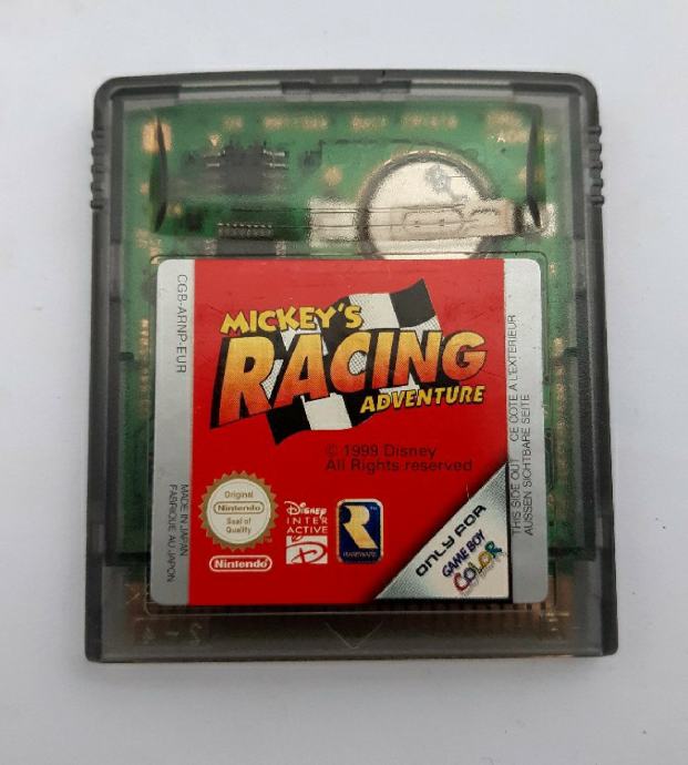 Mickeys Racing Adventure Nintendo Gameboy color, GBC, GBA