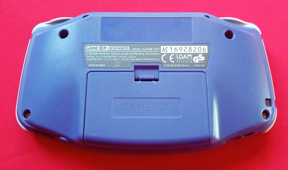Nintendo Game Boy Advance (GBA) Purple konzola